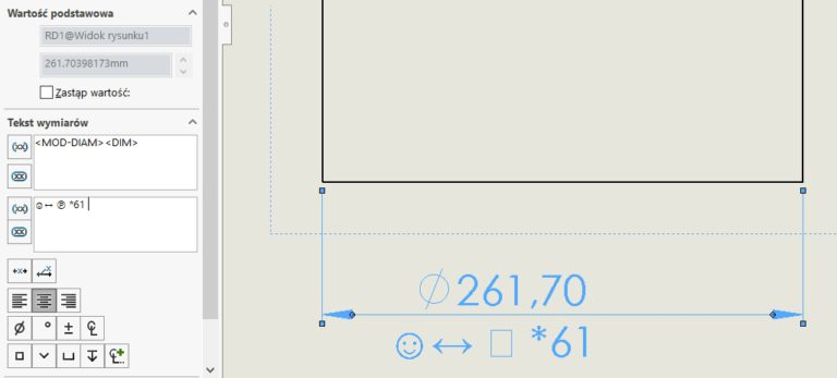 Symbols and special characters and dimensioning notes sOlidwOrks