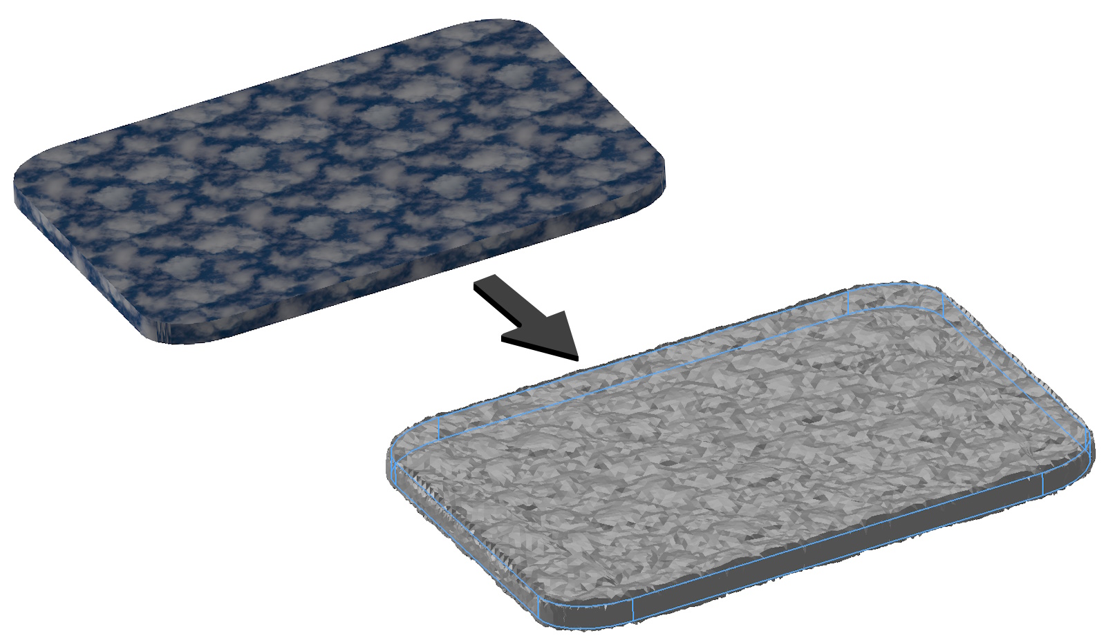 Texture 3D, i.e. bump mapping from a graphic file - SOLIDWORKS BLOG